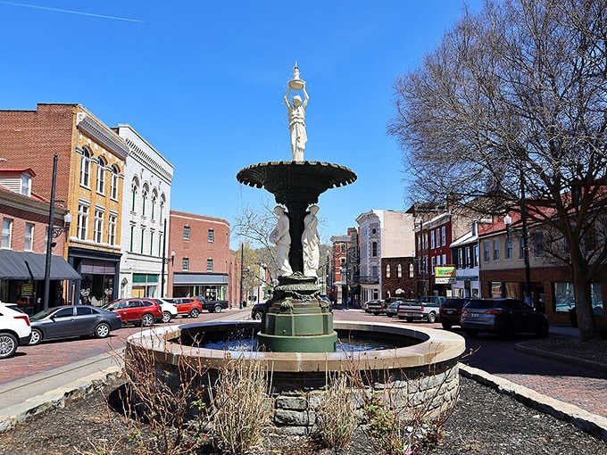 That ornate fountain in the town square has witnessed more genuine community moments than most modern shopping malls ever will.