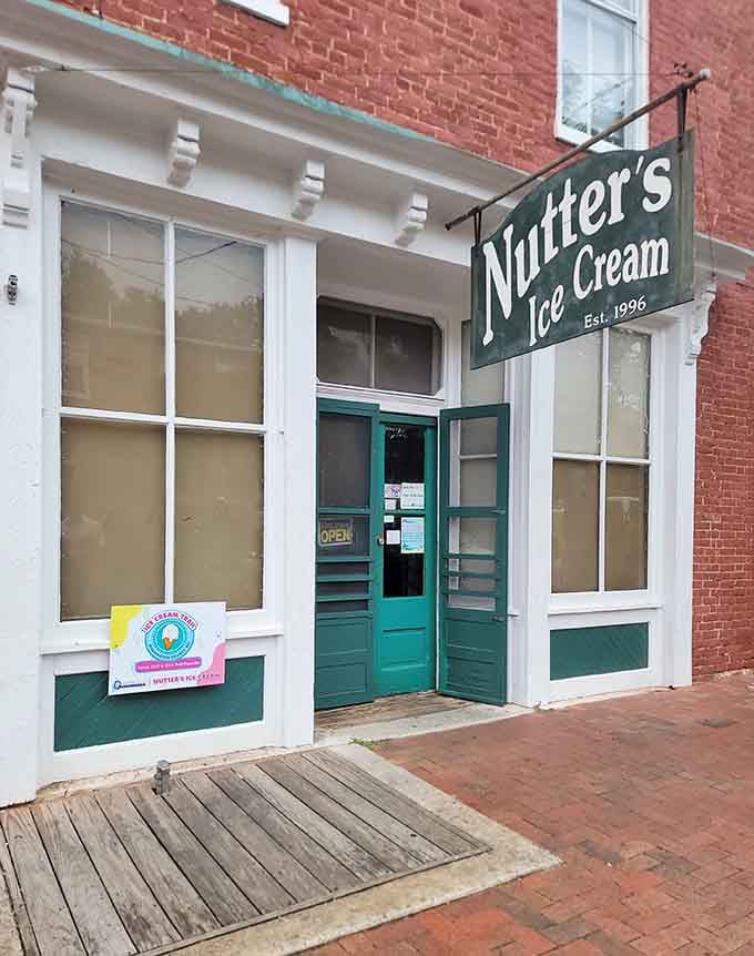 Those teal doors swung wide open at Nutter's are basically the universe telling you to stop overthinking it.