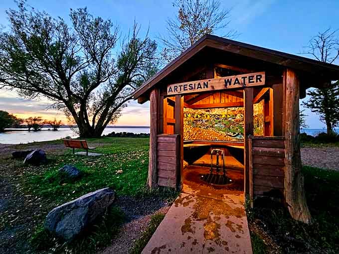 Free artesian well water straight from the earth, because Ashland believes the best things in life are complimentary.