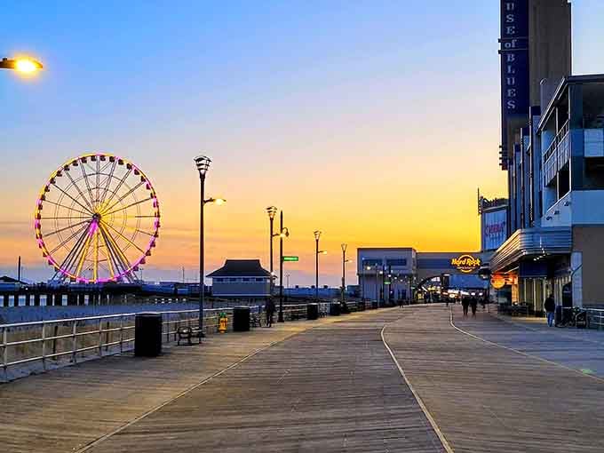 When the Steel Pier Ferris wheel lights up at sunset, Atlantic City stops you right in your tracks.