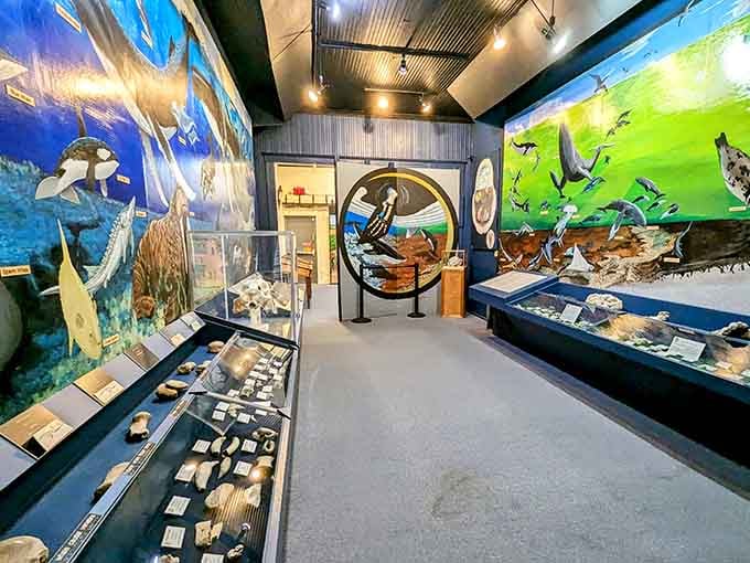 Massive murals, glass cases full of ancient bones, and not a single boring corner in sight.