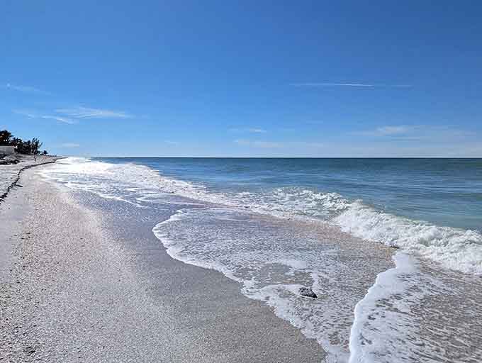 This is what Florida beaches looked like before someone invented the high-rise, and we're not complaining.