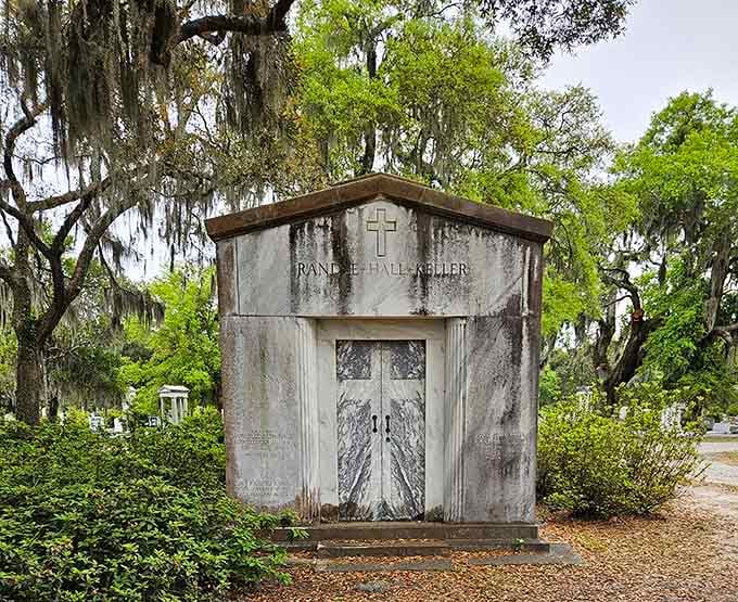 The Keller family mausoleum proves that some people really did plan ahead in the most magnificent way possible.