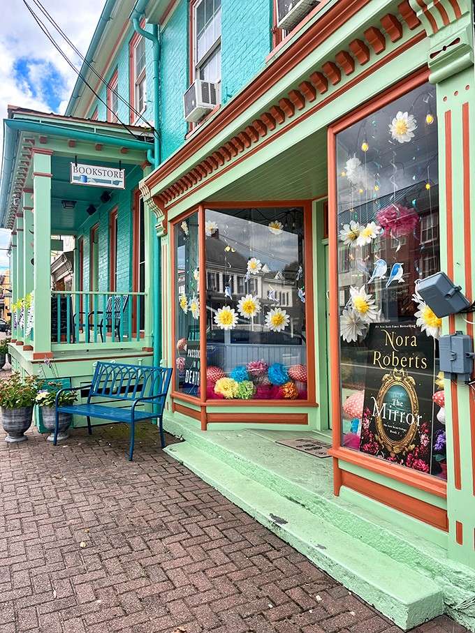 Turn the Page Bookstore is the kind of colorful, cheerful shop that makes you forget what time it is.