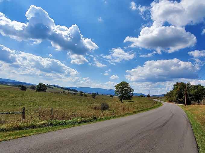 The winding roads into Burkes Garden make your GPS question its life choices, but the destination justifies every curve.
