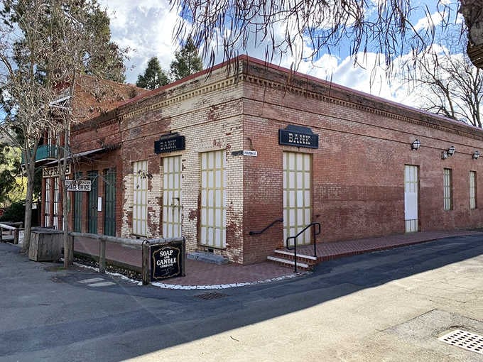 That weathered brick bank has seen more gold change hands than a Las Vegas casino on New Year's Eve.