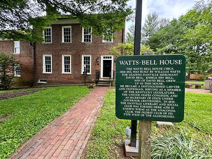 The Watts-Bell House stands as a testament to early Kentucky architecture and the people who shaped history here.