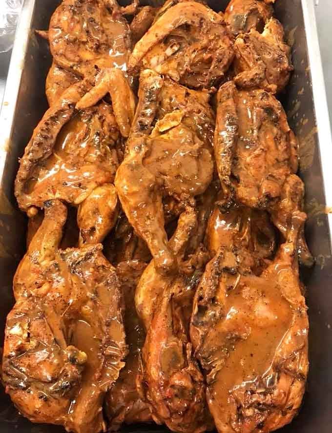 Saucy, smoky BBQ chicken piled deep &mdash; Cooper's isn't playing games with your appetite today.