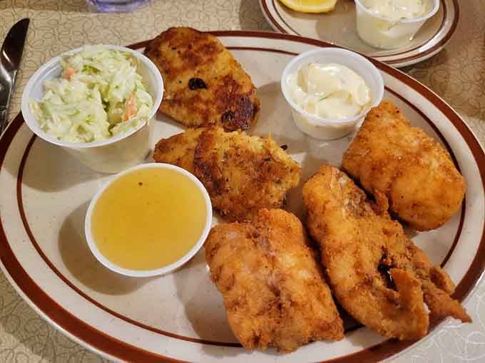 Golden, crispy, and proud. This fish fry platter with potato pancakes is northern Illinois comfort food at its finest.