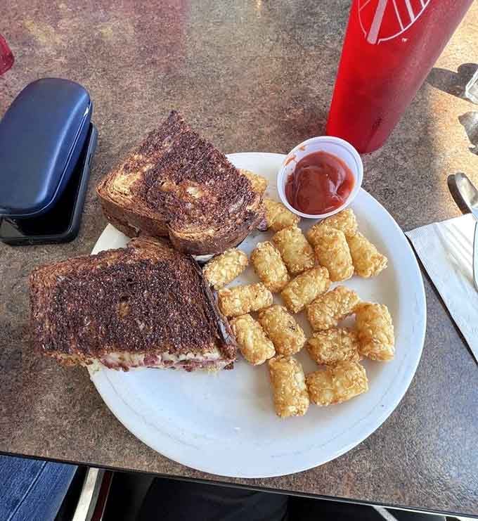 That Reuben with tater tots proves sometimes the classics need zero improvement, just proper execution and appreciation.