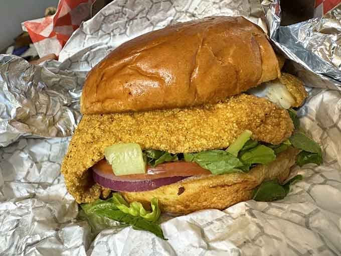 The Charleston Fishwich: because sometimes you need a piece of fish bigger than your actual face.