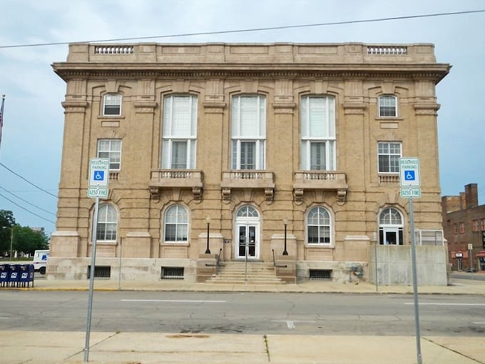 This classic post office building stands as a testament to when architecture meant something beyond just functional boxes.