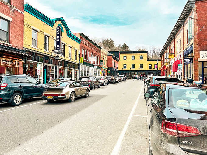 Downtown Great Barrington on a good day looks exactly like the town everyone wishes they grew up in.