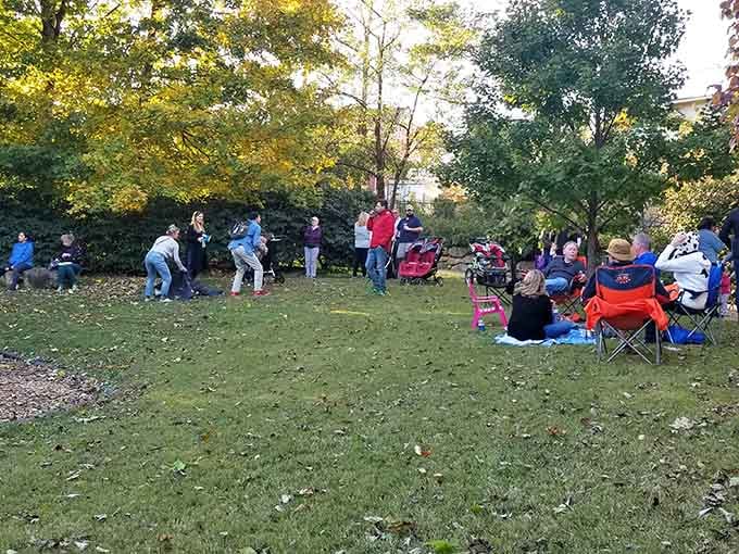 When the whole neighborhood shows up with lawn chairs, you know this park is doing something very right.