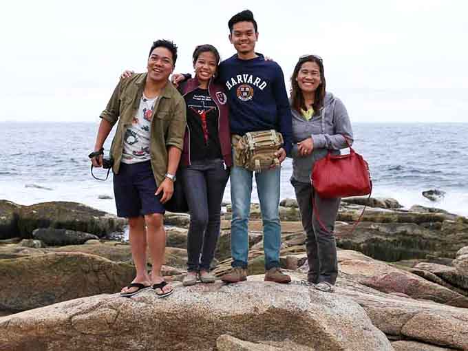 Nothing beats standing on ancient granite with friends, ocean breeze in your face, feeling wonderfully small against the Atlantic's vastness.