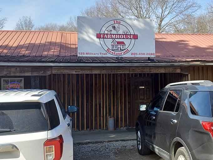 The Farmhouse Restaurant on Military Trail is the kind of place that smells like Sunday before you even walk in.