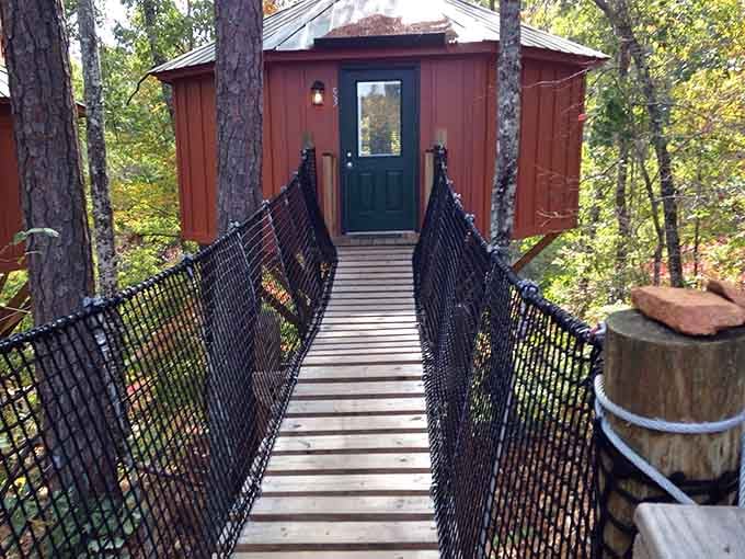 Your eight-year-old self is screaming with joy at this bridge entrance, and honestly, so is your current self.