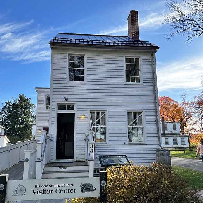 The Visitor Center is your first stop and your best friend. Small building, big stories waiting inside.
