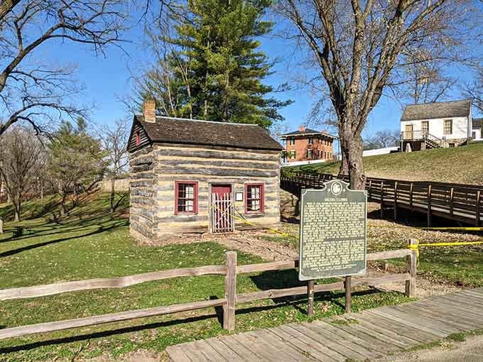 This historic log cabin proves our ancestors knew how to build cozy without needing a single smart home device.