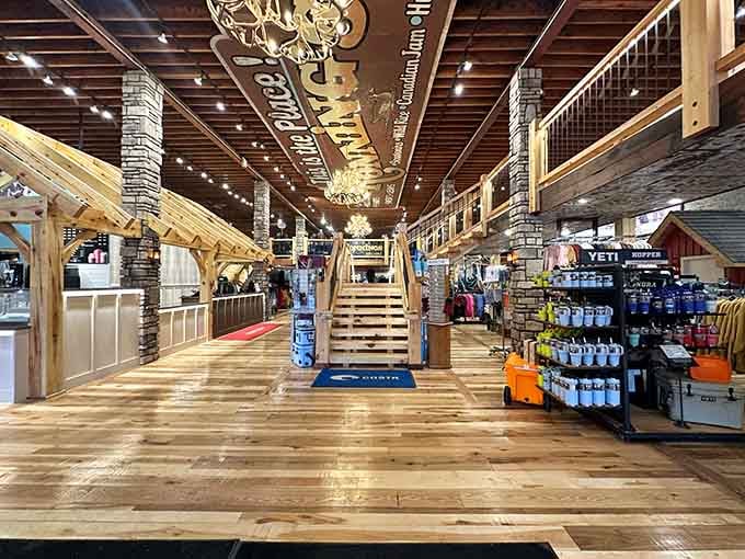 Ronning's impressive interior showcases local outdoor gear, making you want to buy everything for adventures you'll actually take.