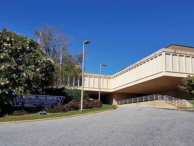 The J.E. Broyhill Civic Center: proof that Lenoir takes community seriously, one event at a time.