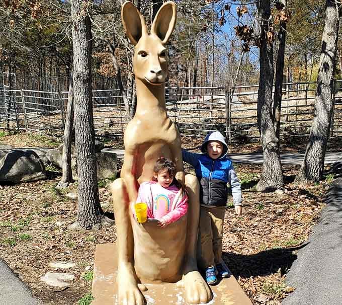 This oversized kangaroo statue is perfect for photos that'll make your friends ask if you flew Down Under.