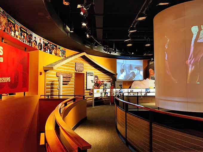 Warm lighting and thoughtful design create an atmosphere where history feels alive and incredibly personal throughout.