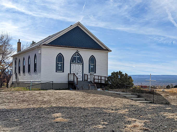 The 1913 German Lutheran Church proves that frontier faith came with beautiful architecture and serious commitment to community.