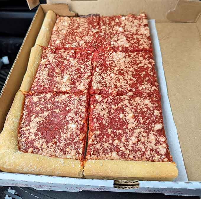 This tomato pie isn't trying to be pizza, and that's exactly why it wins every single time.
