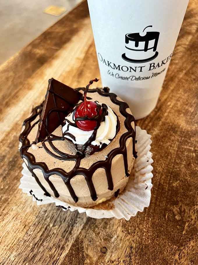 Chocolate drizzle, a cherry on top, and enough charm to make you forget every diet you've ever attempted.