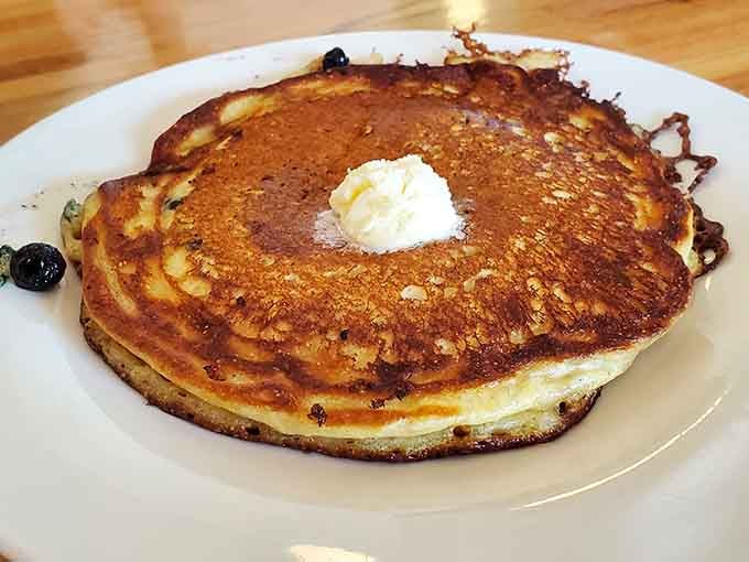 Behold the golden disc of happiness, perfectly browned and ready to make your morning absolutely spectacular.