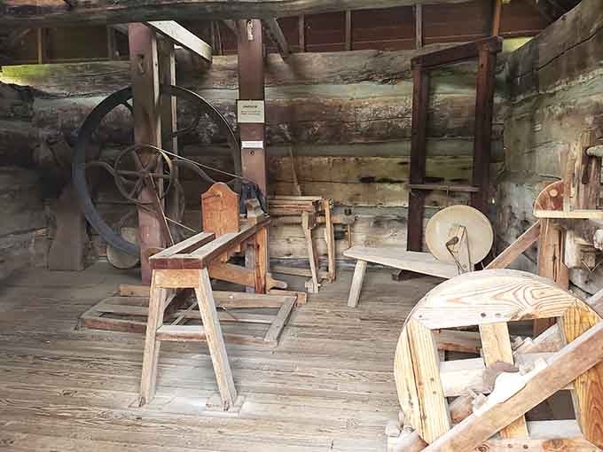 Antique machinery that once powered daily life, now quietly reminding us how clever our ancestors truly were.