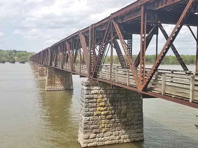 Those massive stone piers have held this bridge up through storms, wars, and countless curious visitors.