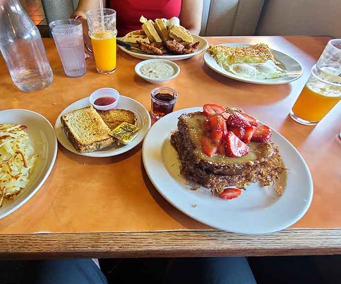 When your table looks like this, you know someone in the kitchen understands that breakfast isn't just a meal.
