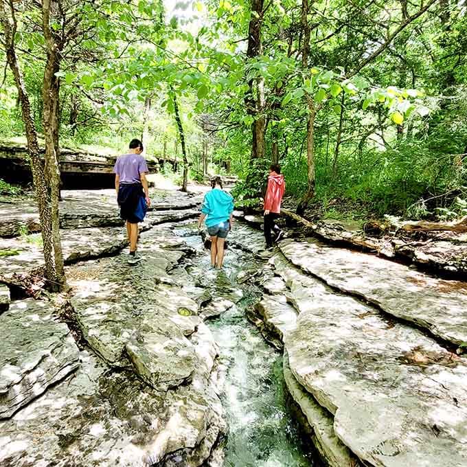 When the whole family walks out onto the limestone together, that's a memory worth every muddy shoe.