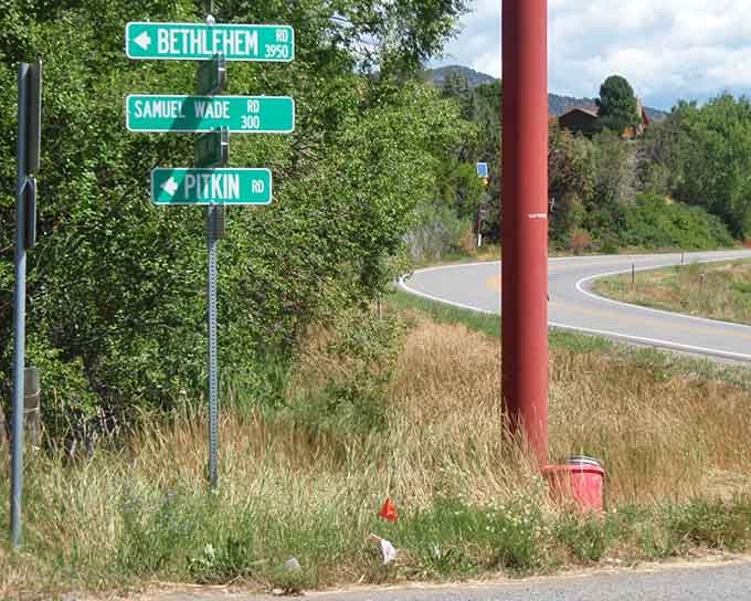 Only in Paonia do road signs point toward Bethlehem and make you wonder if you've taken a very scenic wrong turn.