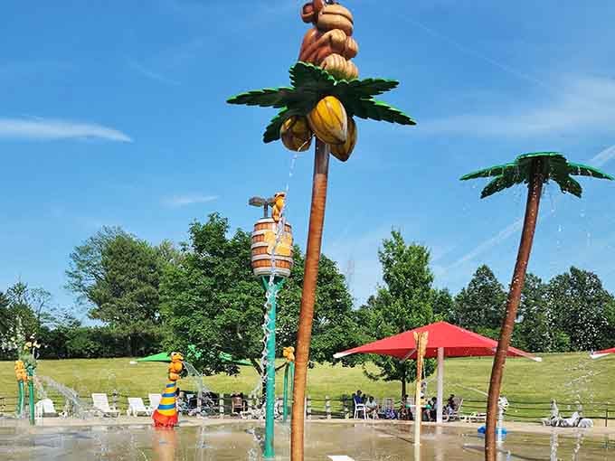 Parkie's Oasis splash pad turns a hot afternoon into pure, unfiltered childhood joy. Parents approve too.