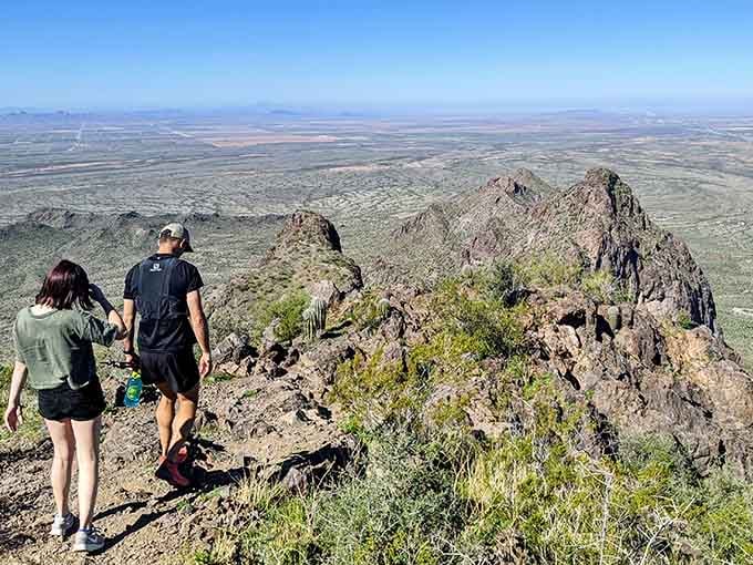 Two hikers discover what every Arizona resident should already know, the summit view is worth every single step.