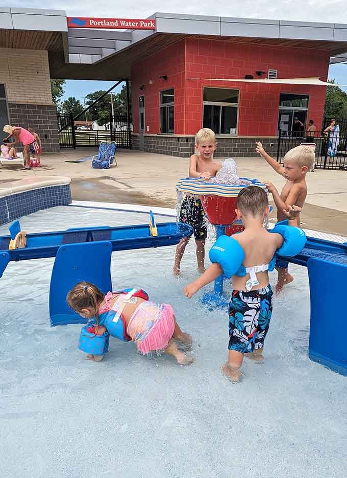 Small humans, big splashes, zero concerns. Portland Water Park's little ones have officially mastered the art of summer.