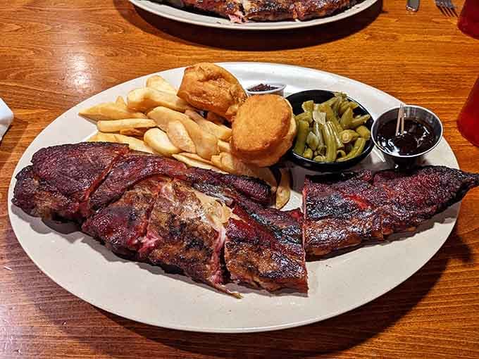 Ribs so beautifully charred and stacked, they deserve their own dramatic entrance music.