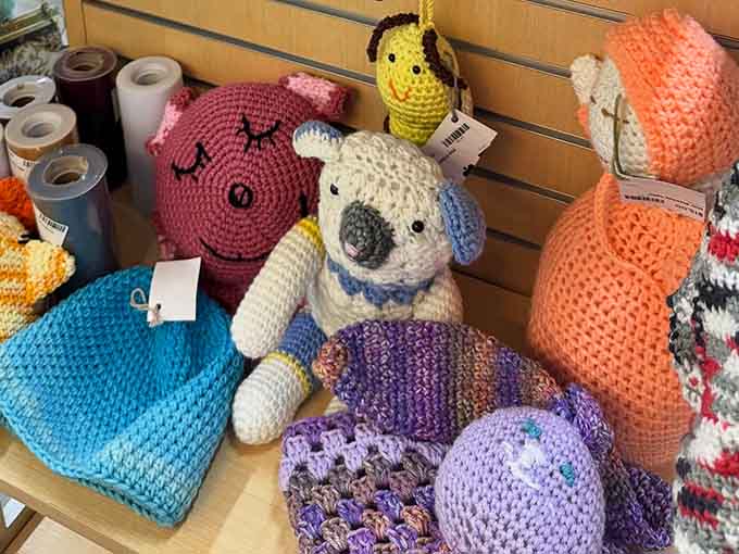 Handmade crochet animals and cozy beanies, proof that the most charming things in life are still made one stitch at a time.