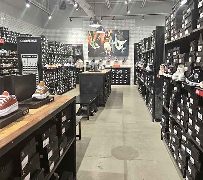 Sneaker heaven exists, and it's located in an outlet mall where your shoe obsession becomes financially justifiable.