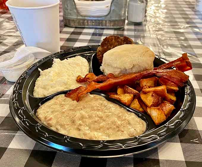 The Farmers Breakfast: proof that some plates are designed to fuel actual work, or excellent napping.