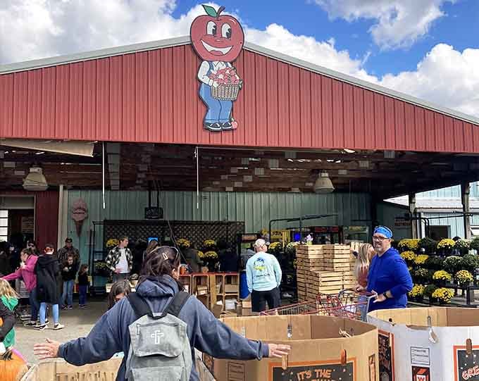 Baugher's Orchards in fall is basically nature's way of saying, "You're welcome, Maryland."