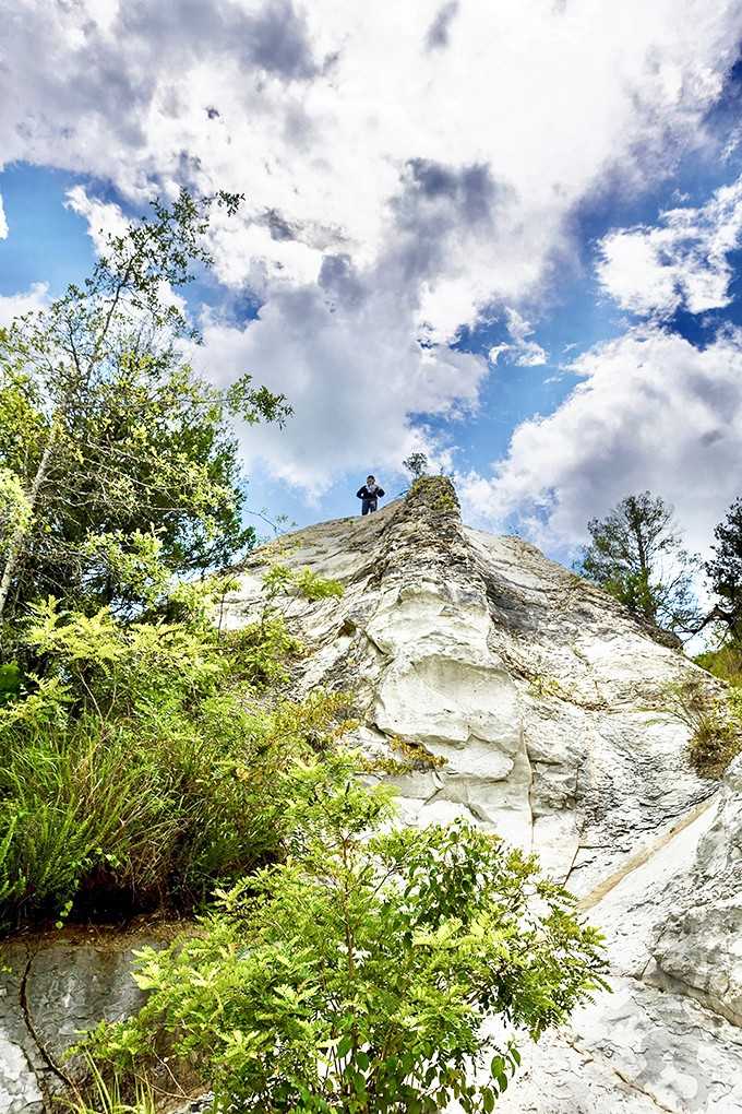 Looking up at these white giants makes you realize just how small we really are.