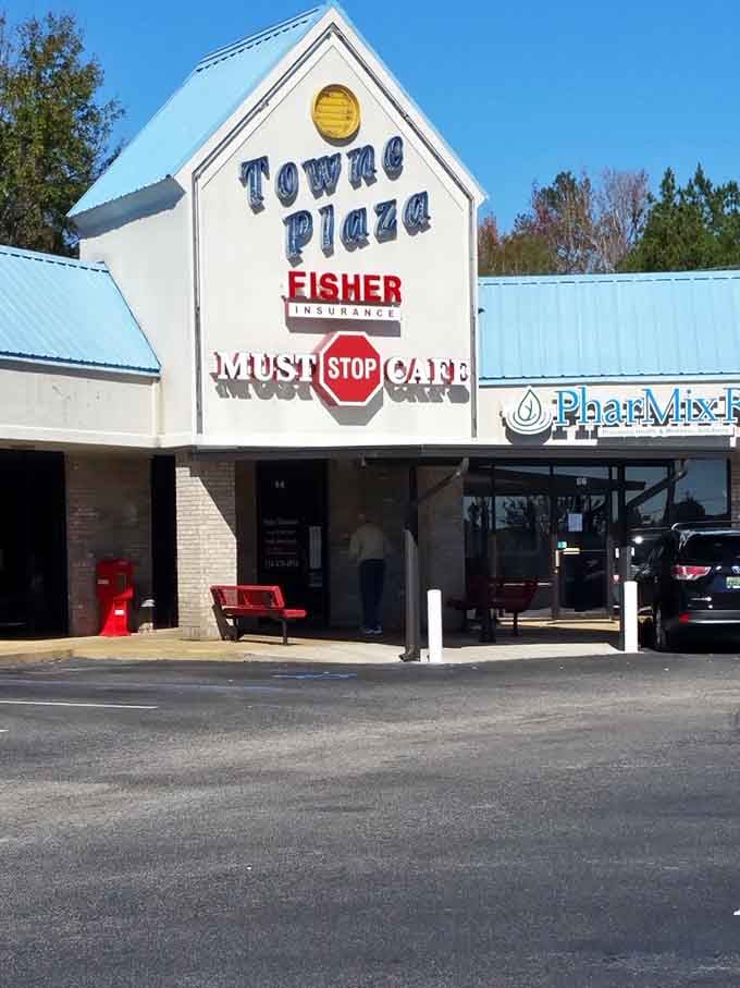 The name on that sign isn't a suggestion, it's a genuine promise that something delicious is waiting inside.