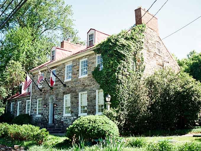 Ivy-covered stone walls and flowering gardens make Sparks look like something from a storybook.