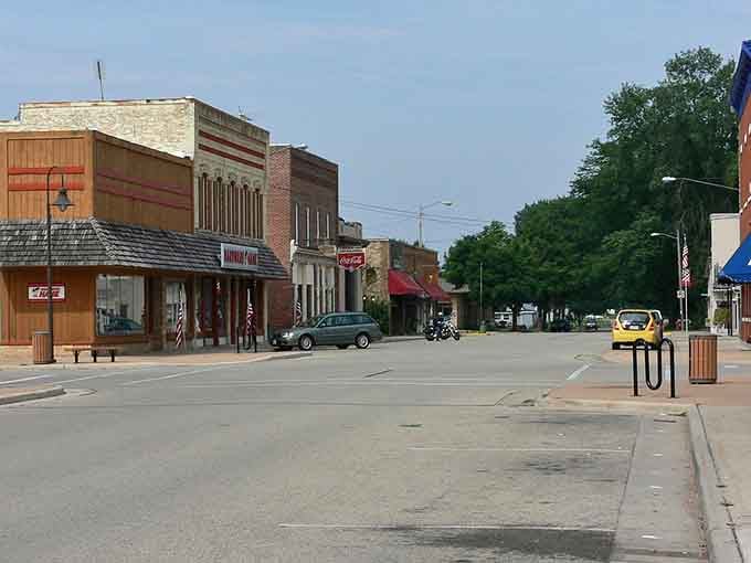 Tree-lined streets and vintage storefronts invite leisurely strolls without the usual tourist crowds pushing past.