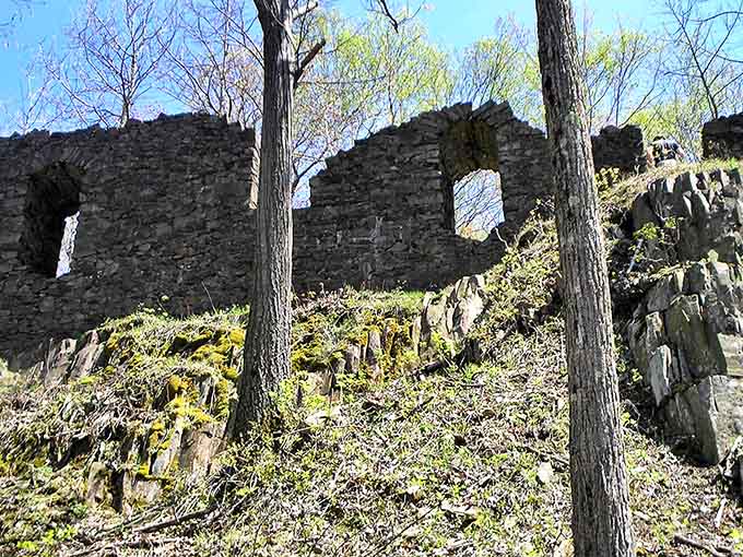 Those empty window frames aren't just crumbling stone &mdash; they're portals into a surprisingly glamorous mountain past.