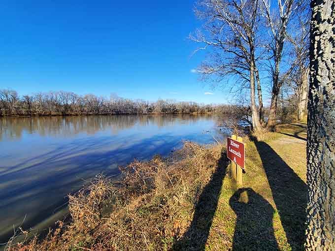 That little "River Launch" sign at Powhatan is basically nature's polite way of saying, "Your adventure starts here."